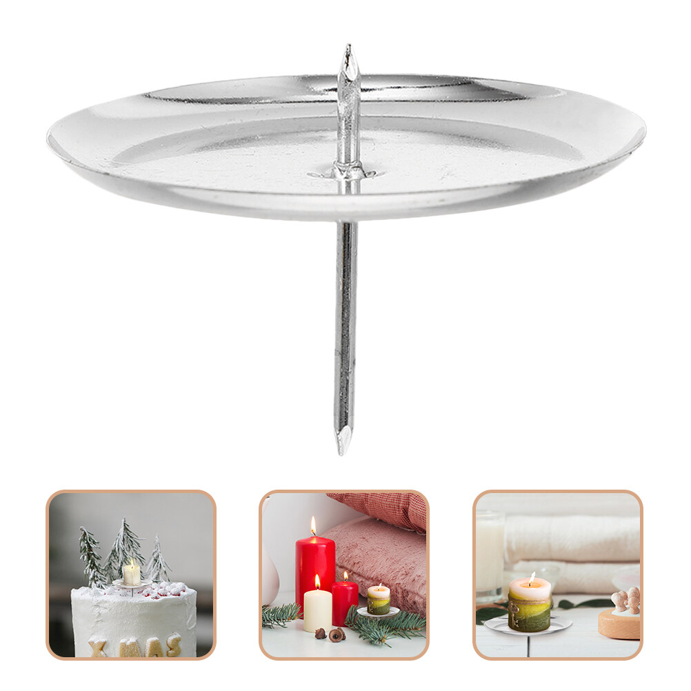 SOPOTUTU 20Pcs Simple Design Metal Tealight Holders for Small Candles ...