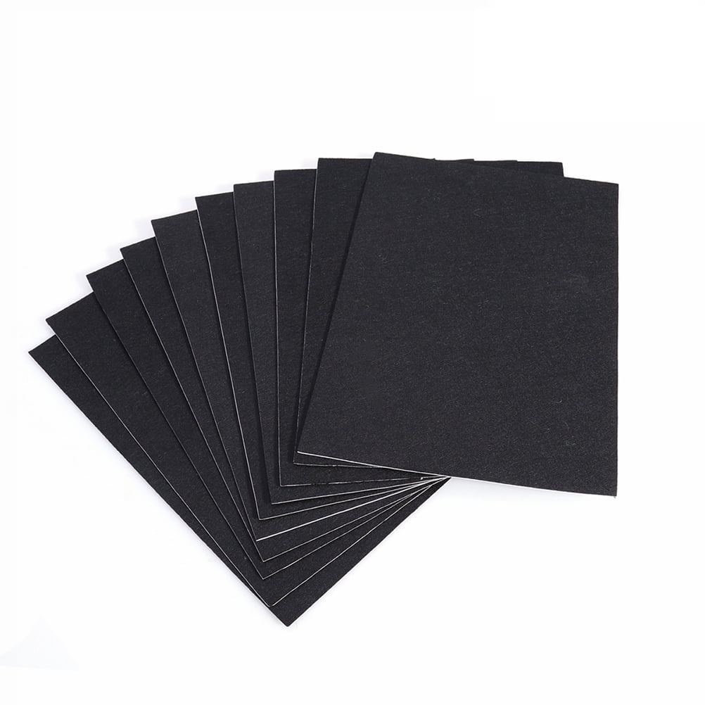 SOPOTUTU 20Set Sticky Felt Sheets Black for Interior Design - Walmart.com