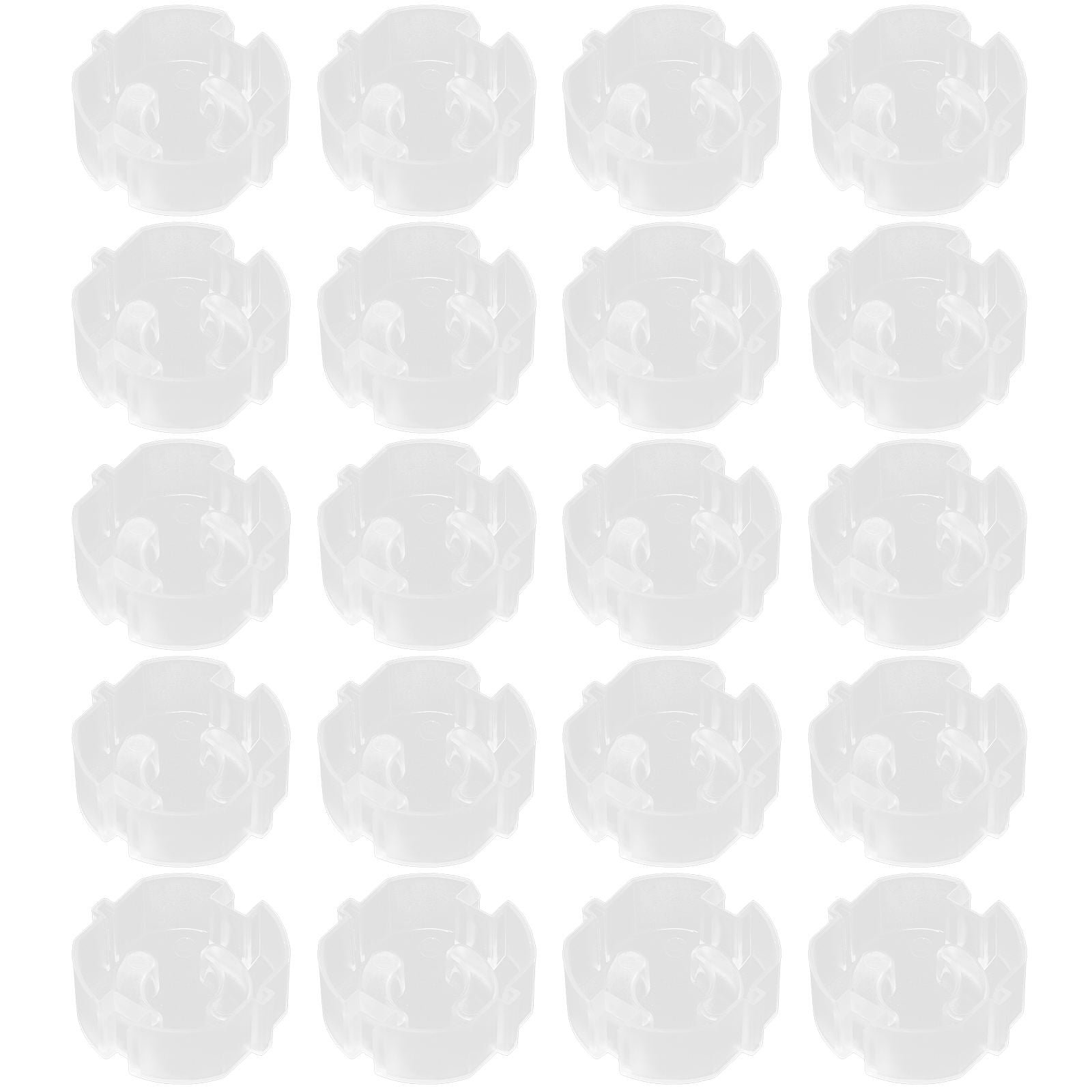SOPOTUTU 20Set Transparent ABS Socket Covers for Child Safety 1.4x1.4in ...