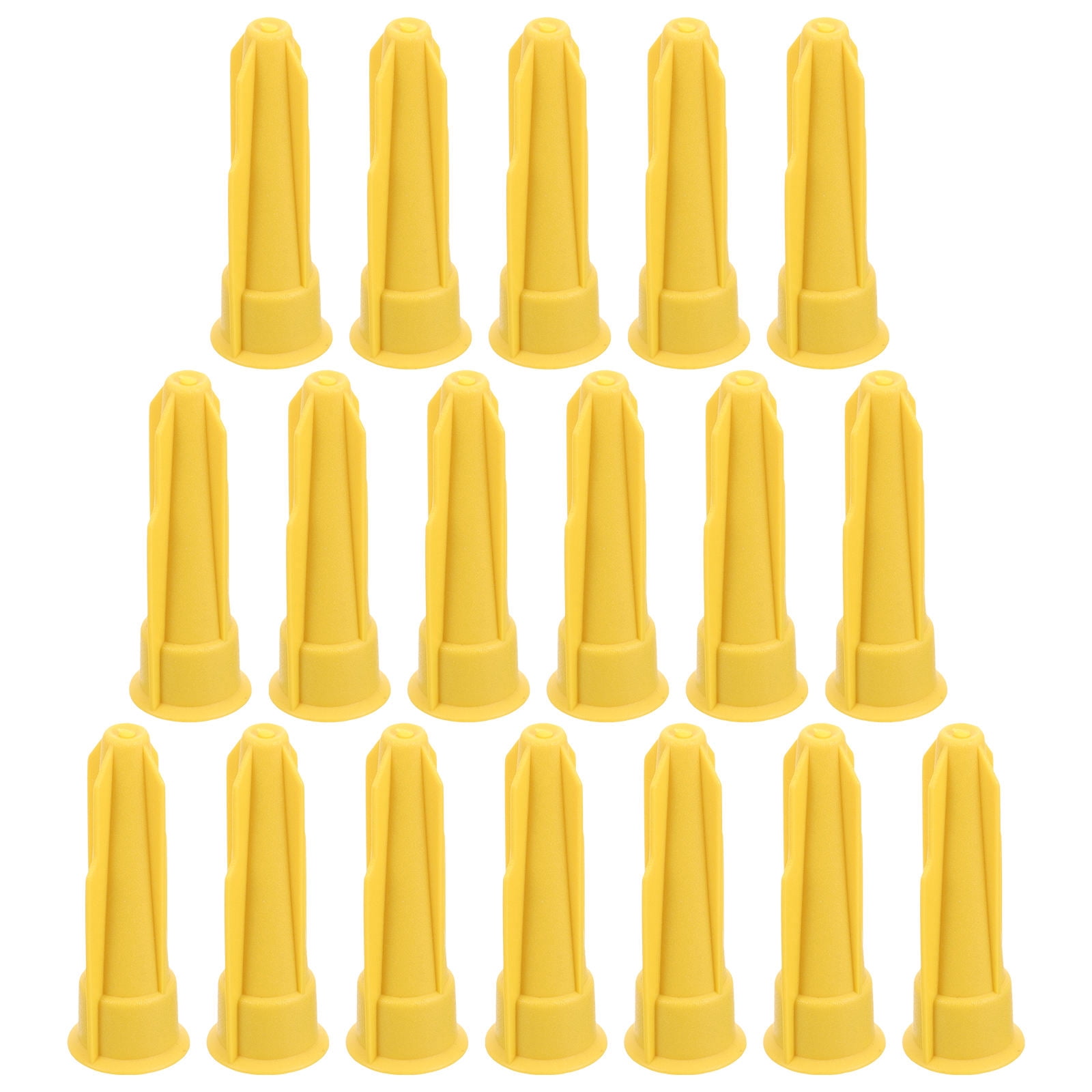 SOPOTUTU 24Pcs Yellow Caulk Tube Saver Caps Plastic Sealing Covers for ...