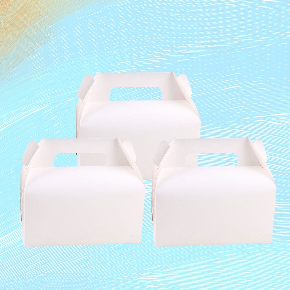 SOPOTUTU 24pcs White Snack Boxes for Business Events DIY Chic Cookie ...