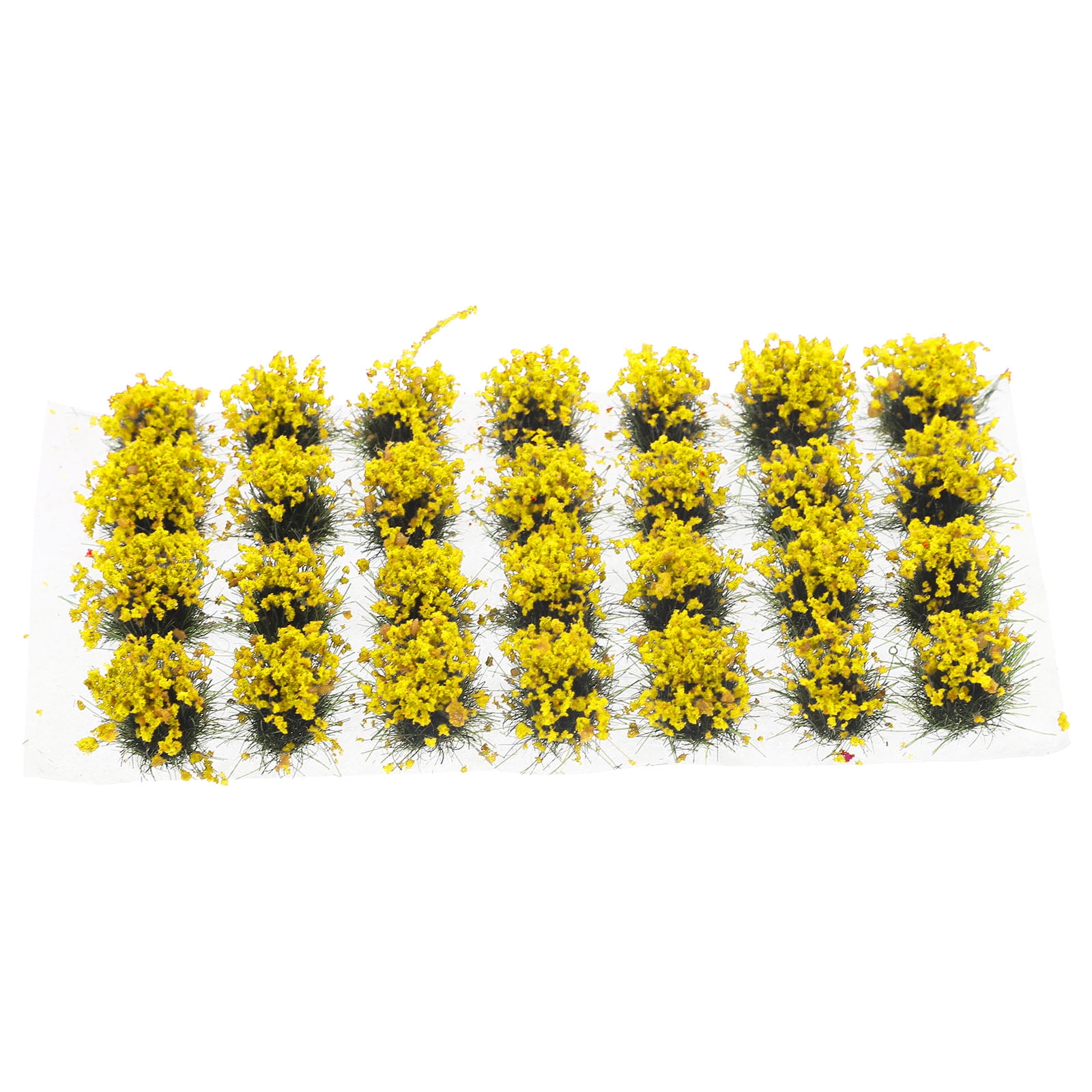 SOPOTUTU 28Pcs Box Miniature Flower Cluster Resin Yellow 11X6Cm 0 ...