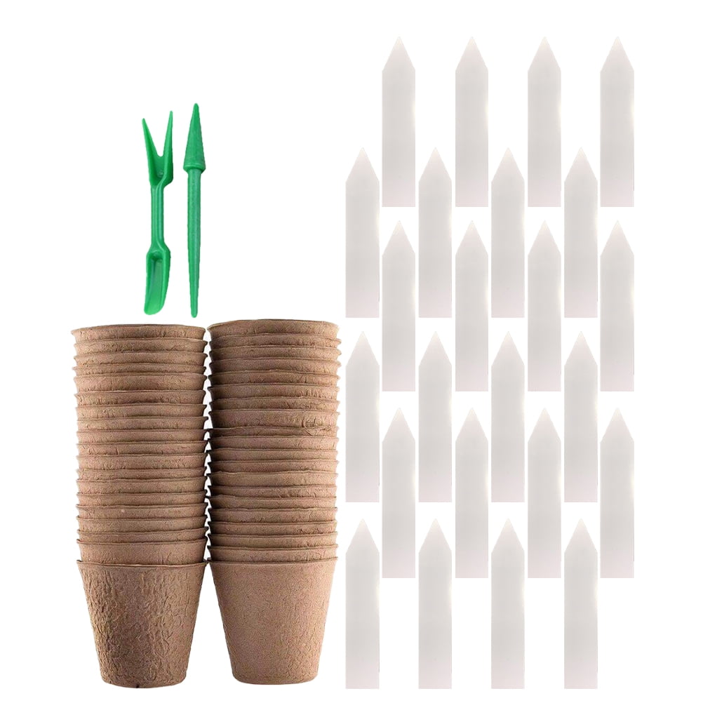 SOPOTUTU 28Set Assorted Color Nursery Cup for Transplanting 8X8X8CM ...