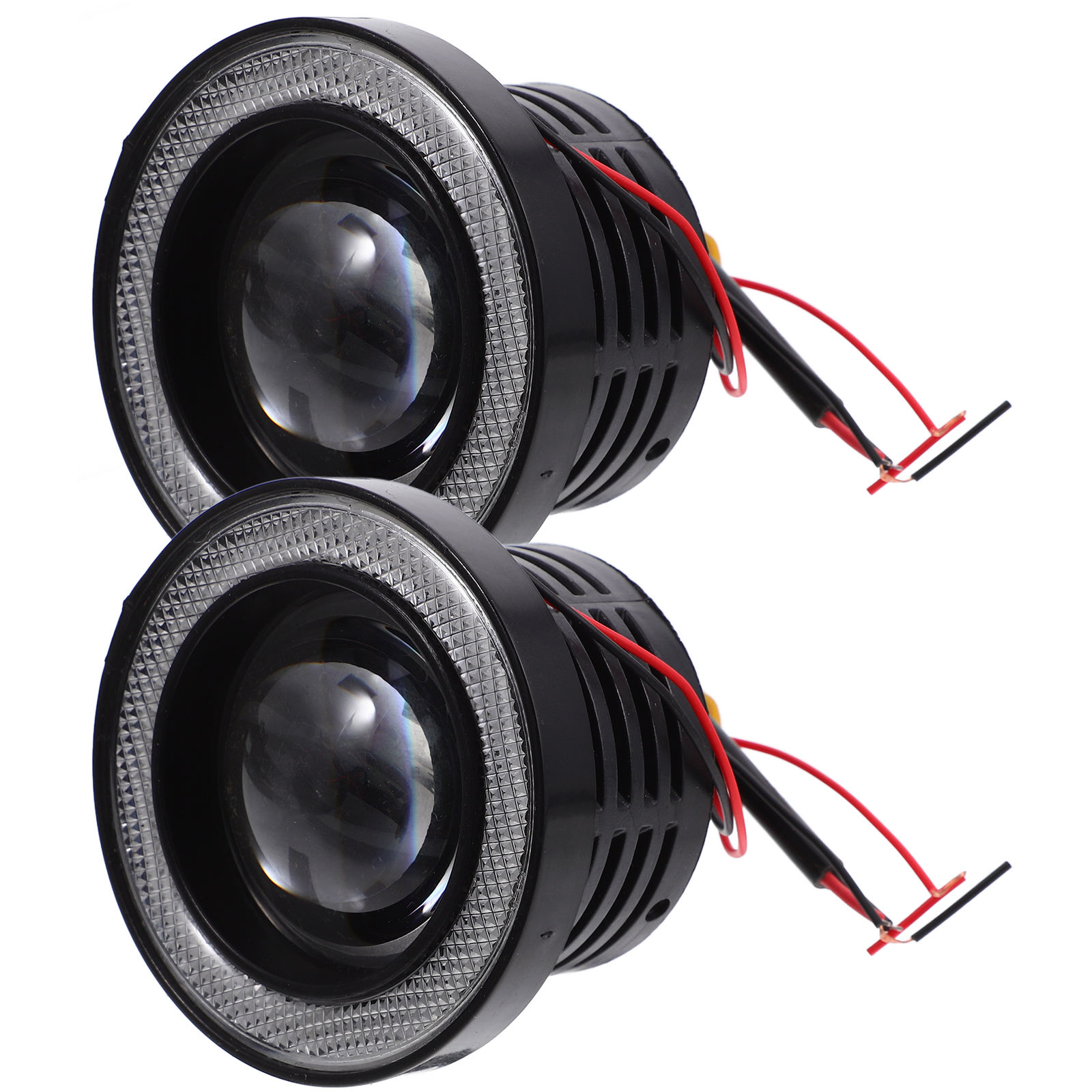 SOPOTUTU 2Pcs Blue LED Car Work Lights Easy Install Fog Light with ...