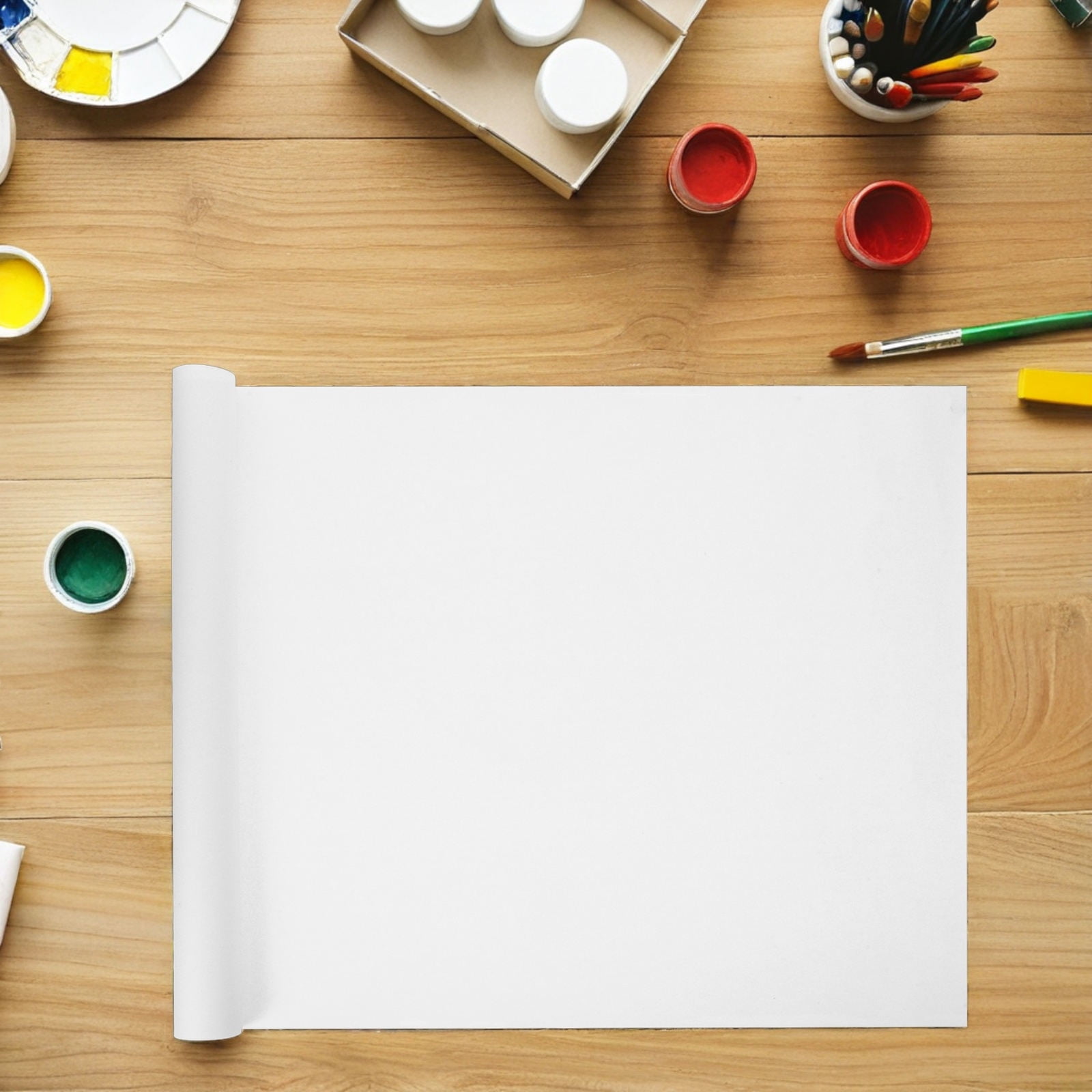 SOPOTUTU White Painting Paper Rolls for Art and Sketch Easy to Carry ...