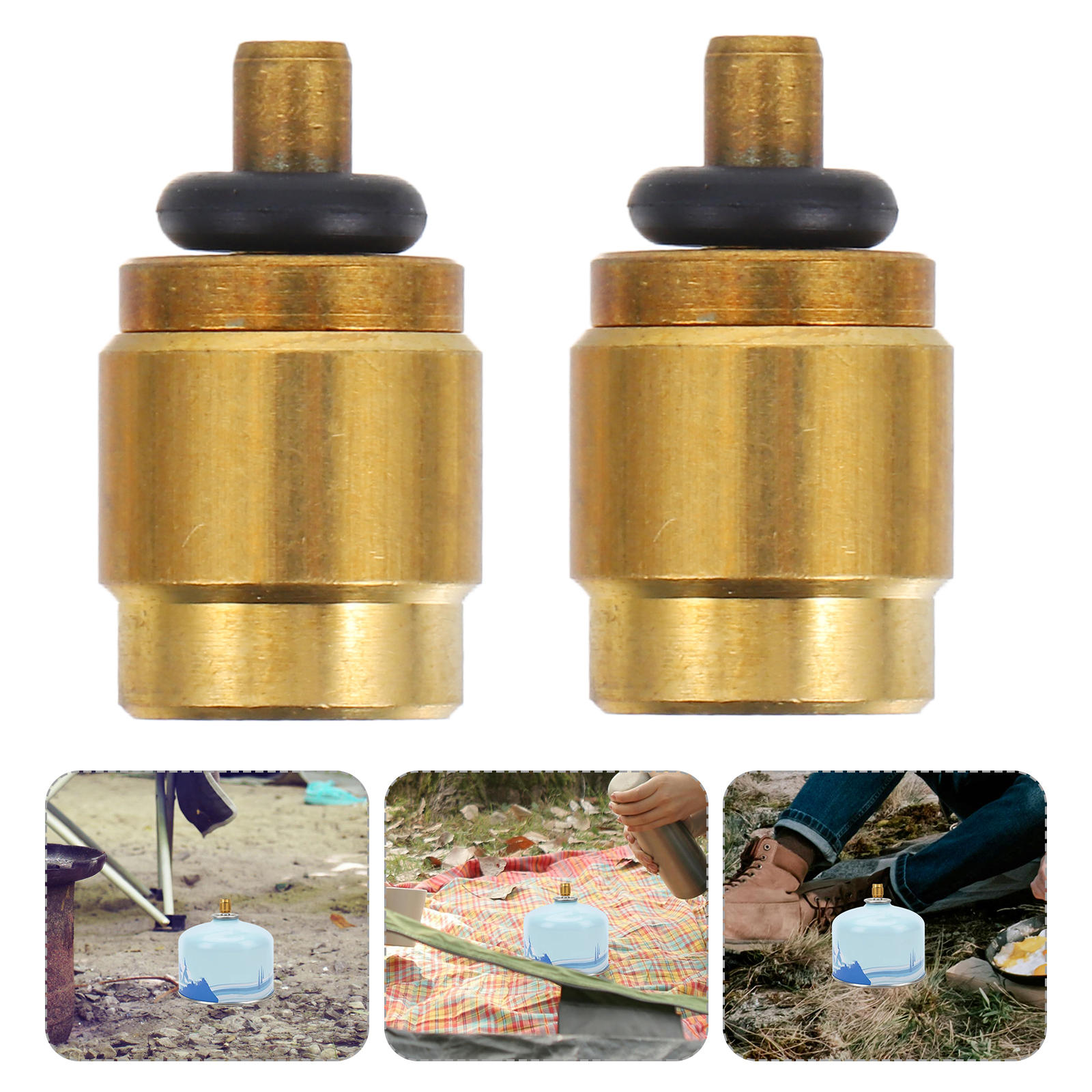 SOPOTUTU 2Pcs Quick Connect Propane Tank Adapter for Sports 1.76X1.00X0 ...