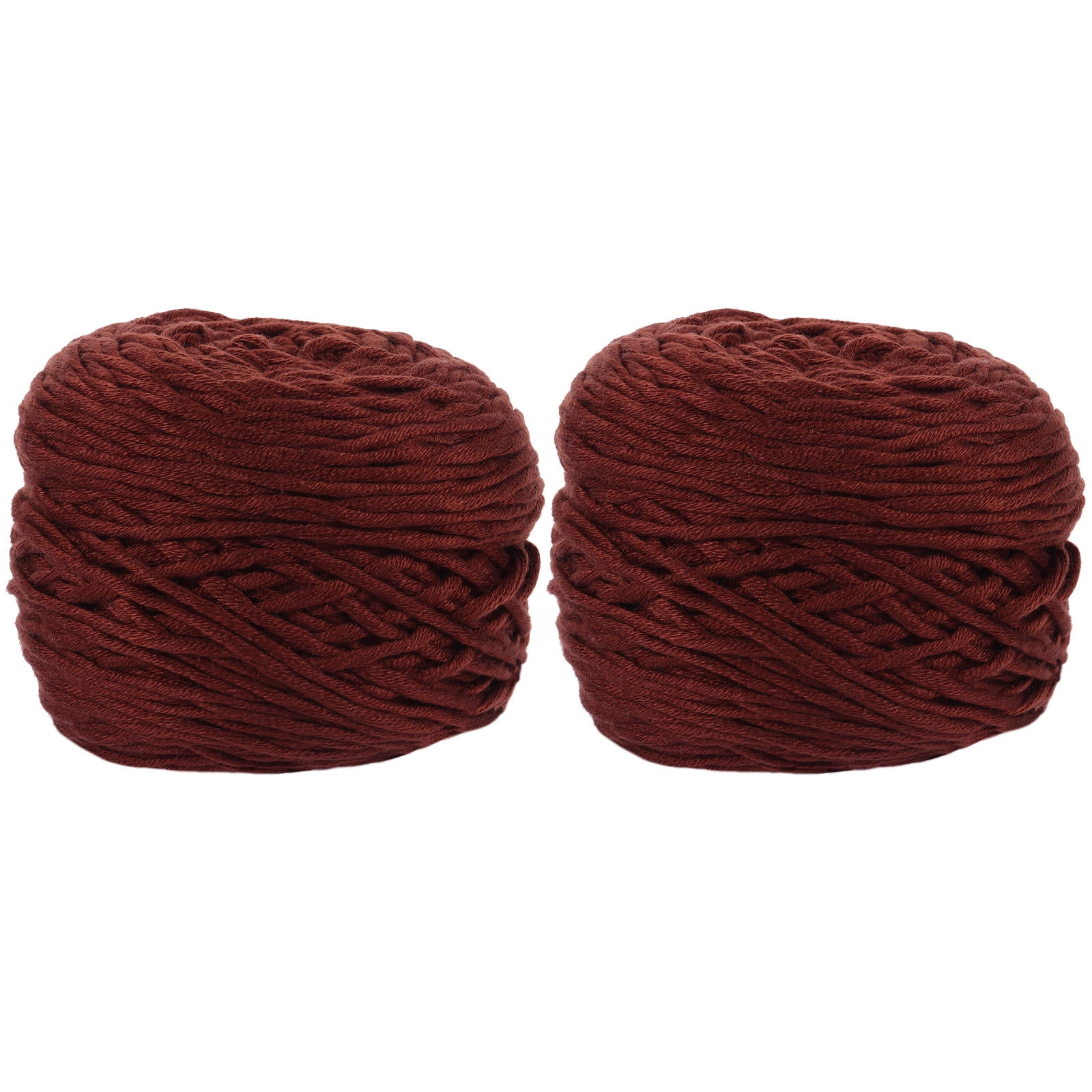 SOPOTUTU 2Pcs Yarn for Crafts Cotton Hand Knit Yarn for Making Baby ...