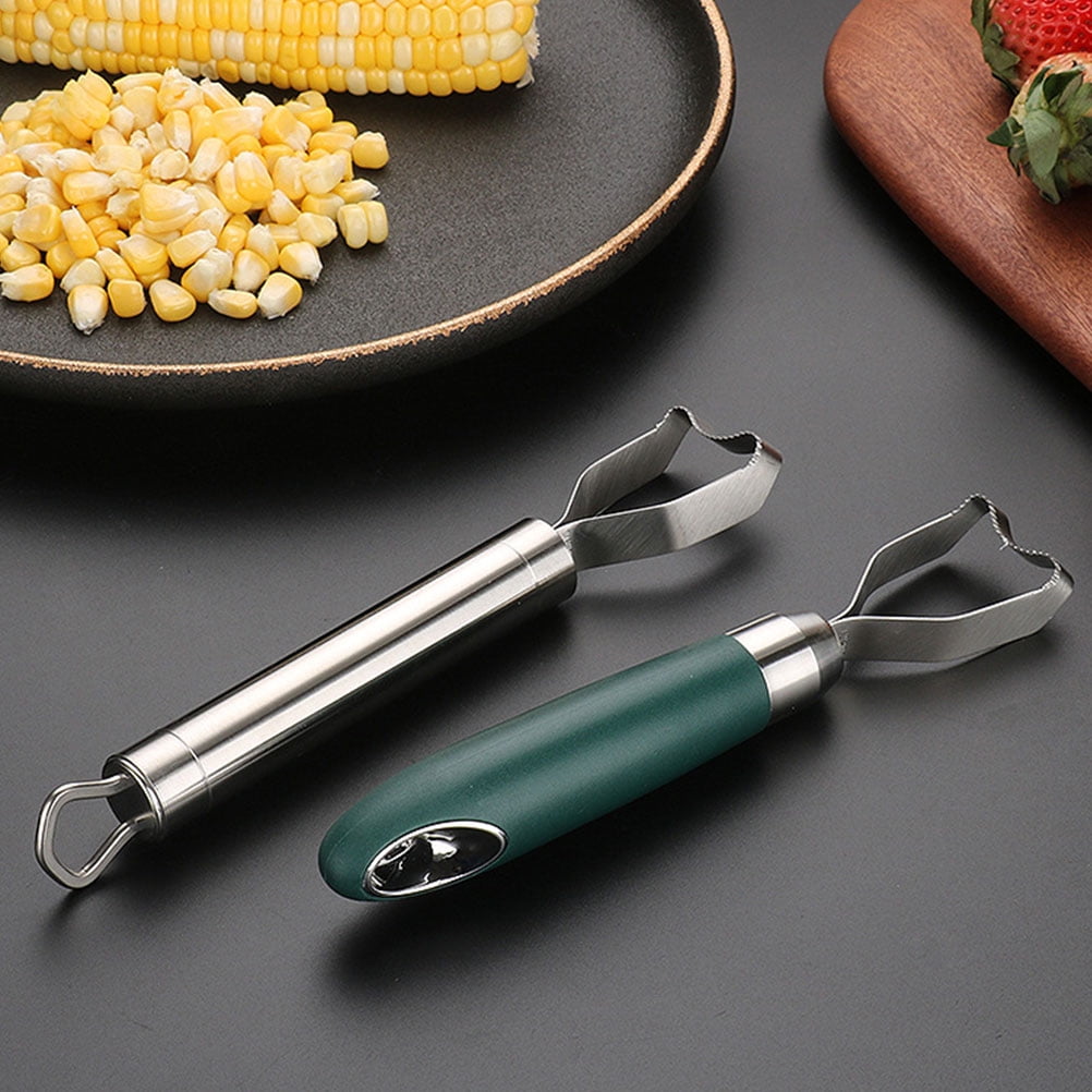 SOPOTUTU 2Set Corn Cob Stripping Tool Stainless Steel Compact Size for ...