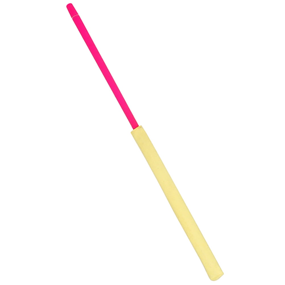 SOPOTUTU 2Set Flute Stick Yellow 1.5x0.8x14in Plastic Lint Rubber Round ...