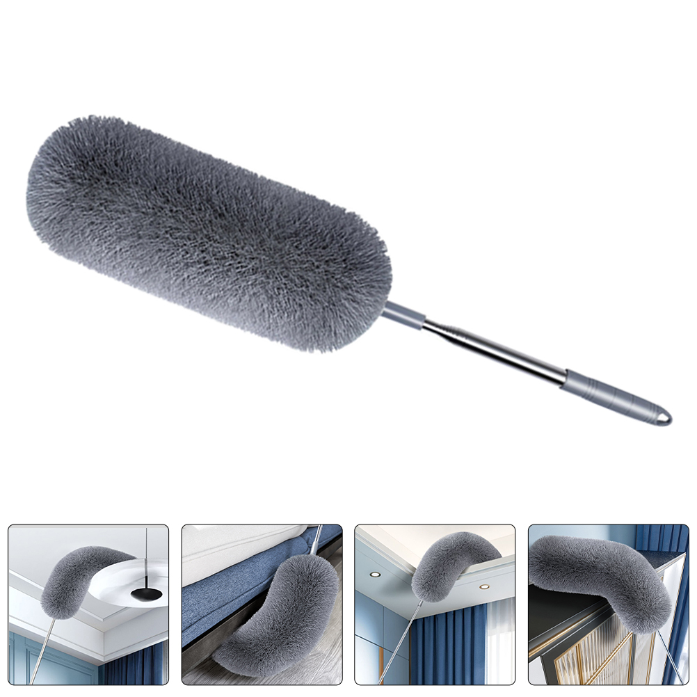 SOPOTUTU Flexible Dusters for Cleaning Extendable Handle Grey 2Pcs ...