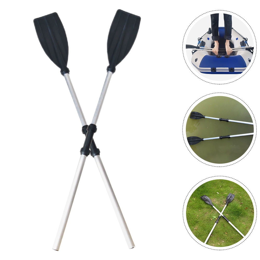 SOPOTUTU 2Pcs Adjustable Telescopic Kayak Paddles for Inflatable Rubber ...