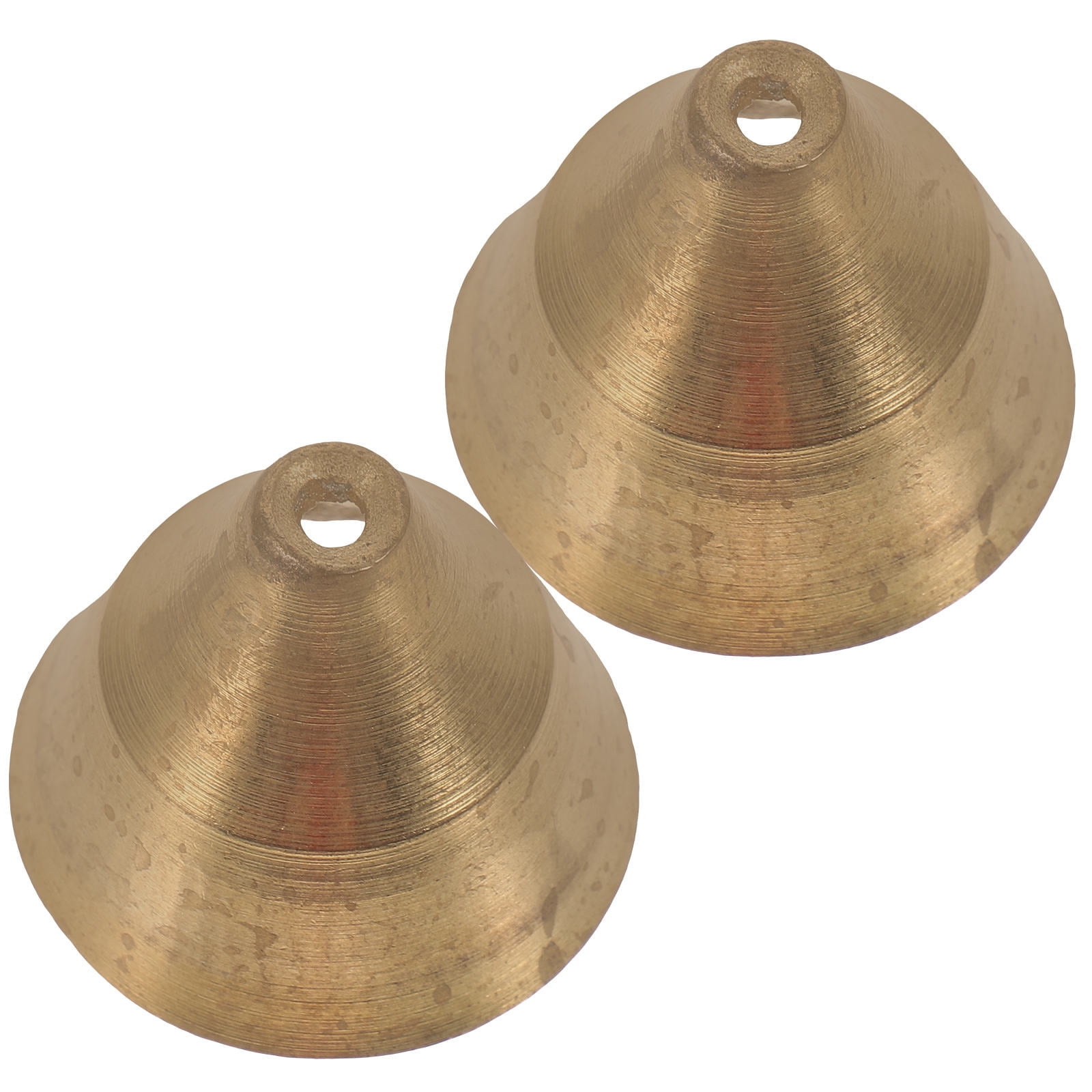 SOPOTUTU 2pcs Hand Percussion Instrument Golden Copper for Music Lovers ...