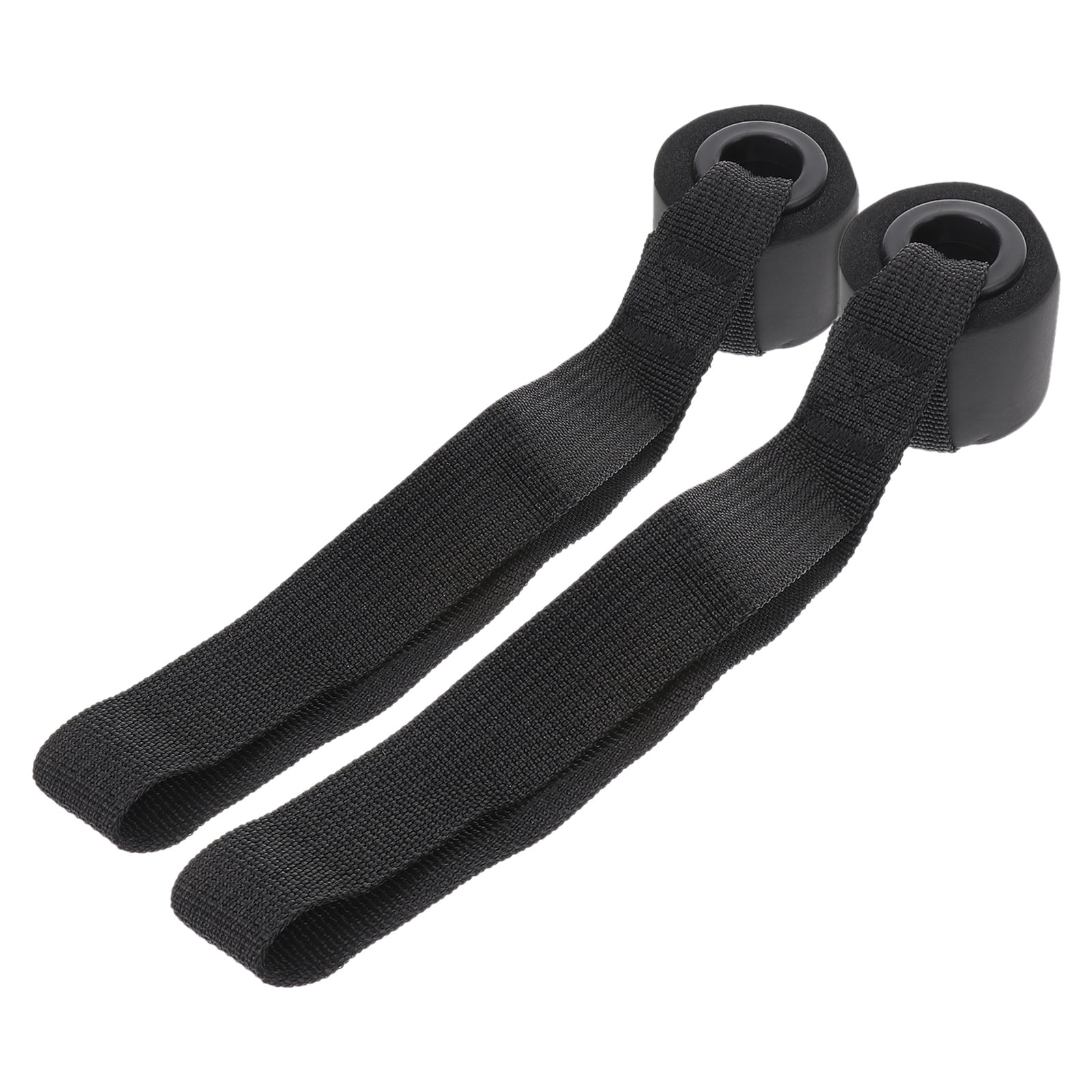 SOPOTUTU 2Pcs Black Fitness Elastic Band Door Anchor Heavy Duty ...