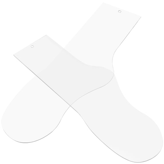 SOPOTUTU Sock Hanging Prop Sock Holder Acrylic White 2Pcs - Walmart.com