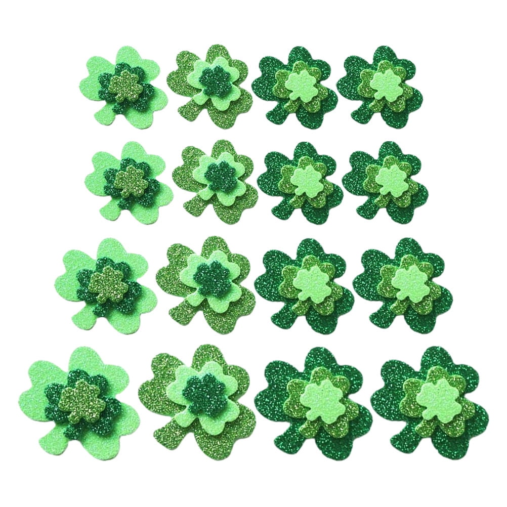SOPOTUTU Self-Adhesive EVA Shamrock Stickers for Crafts and Home Decor ...