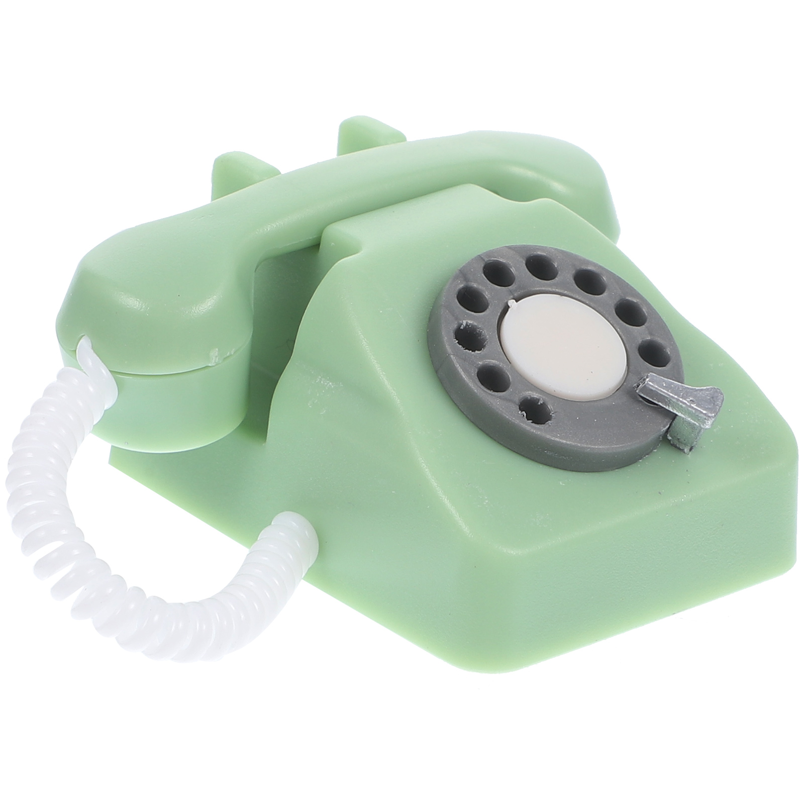 SOPOTUTU 3 Pack Miniature Phone Dollhouse In Light Green For Collectors ...