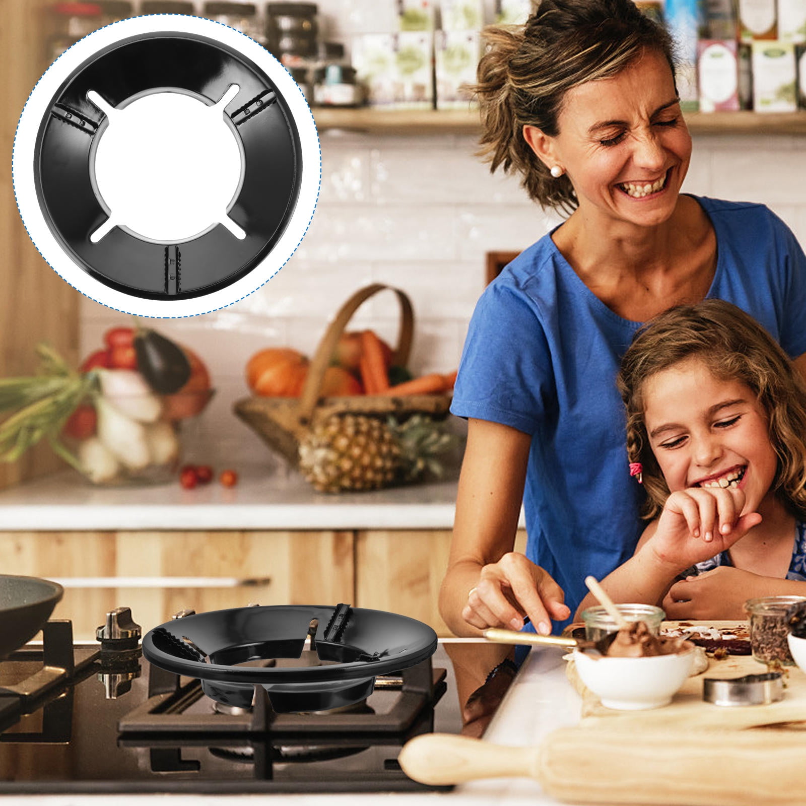 SOPOTUTU 30Pack Metal Gather Fire Energy-saving Hood for Gas Stove Hood ...