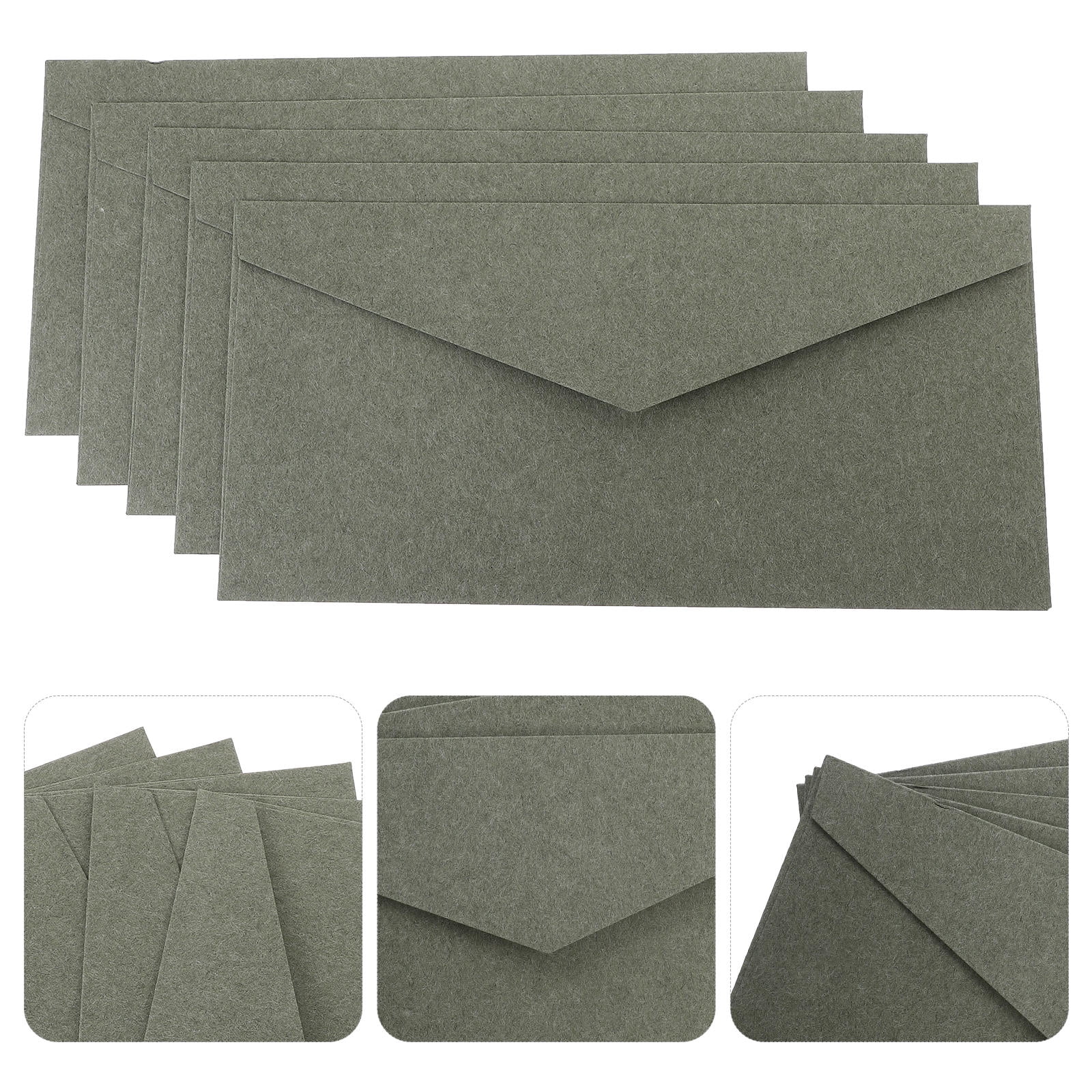 SOPOTUTU 30Pcs Green Rectangular Envelopes for Wedding and Party ...