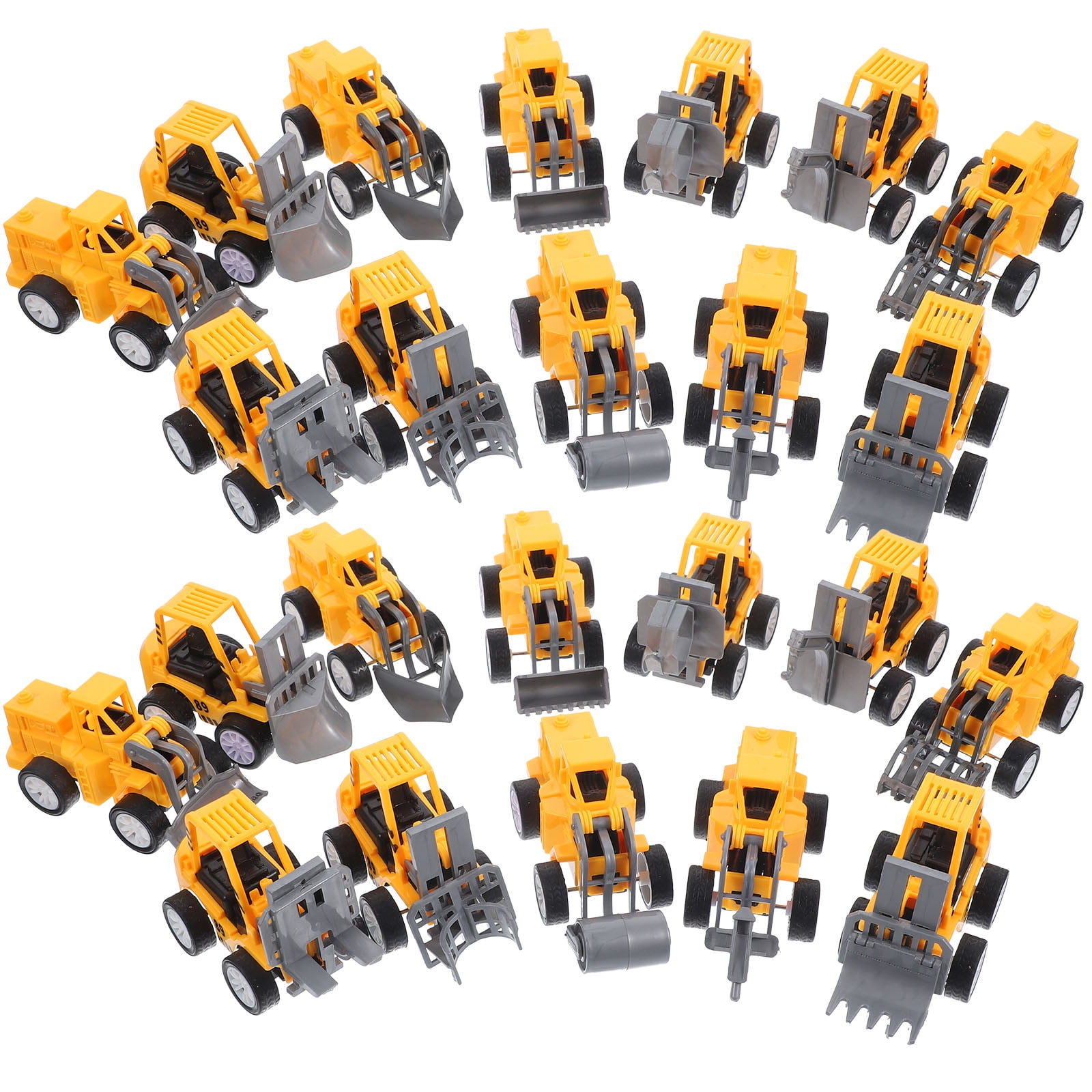 SOPOTUTU 36Pcs Construction Vehicle Truck Models Toys Assorted Color ...