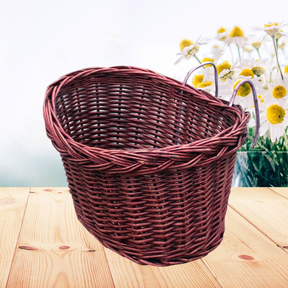SOPOTUTU 36Set Handmade Wicker Bike Basket for Front Handlebar Use 13 ...