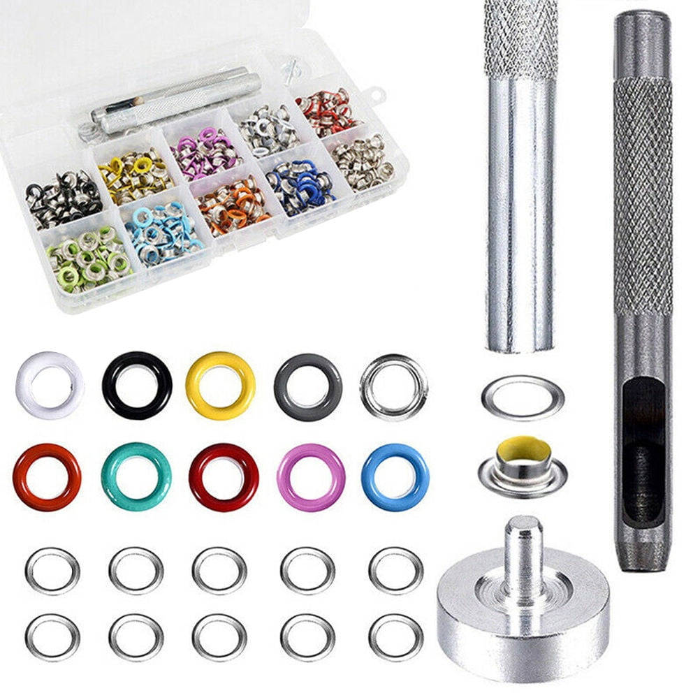 SOPOTUTU 3PCS Grommets Eyelets Set Assorted Color Installation Tools ...