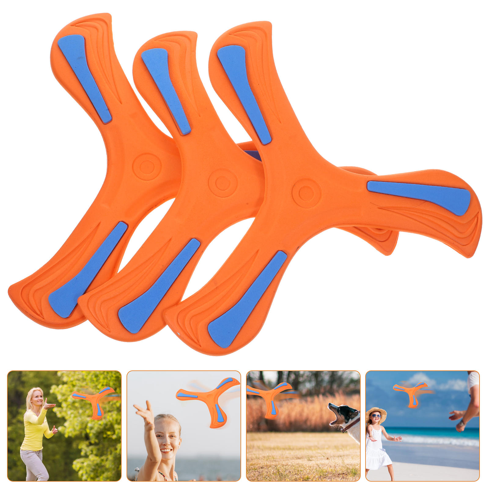 SOPOTUTU 3Pcs EVA Toy For Kids And Throwing In Different Colors ...