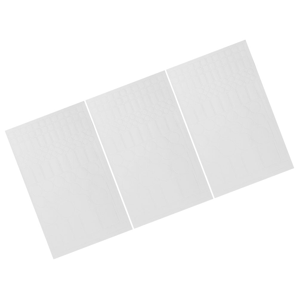 SOPOTUTU Anti-Glare Dimming Blackout Stickers White 3Set 9.6X5.9X0.04In ...