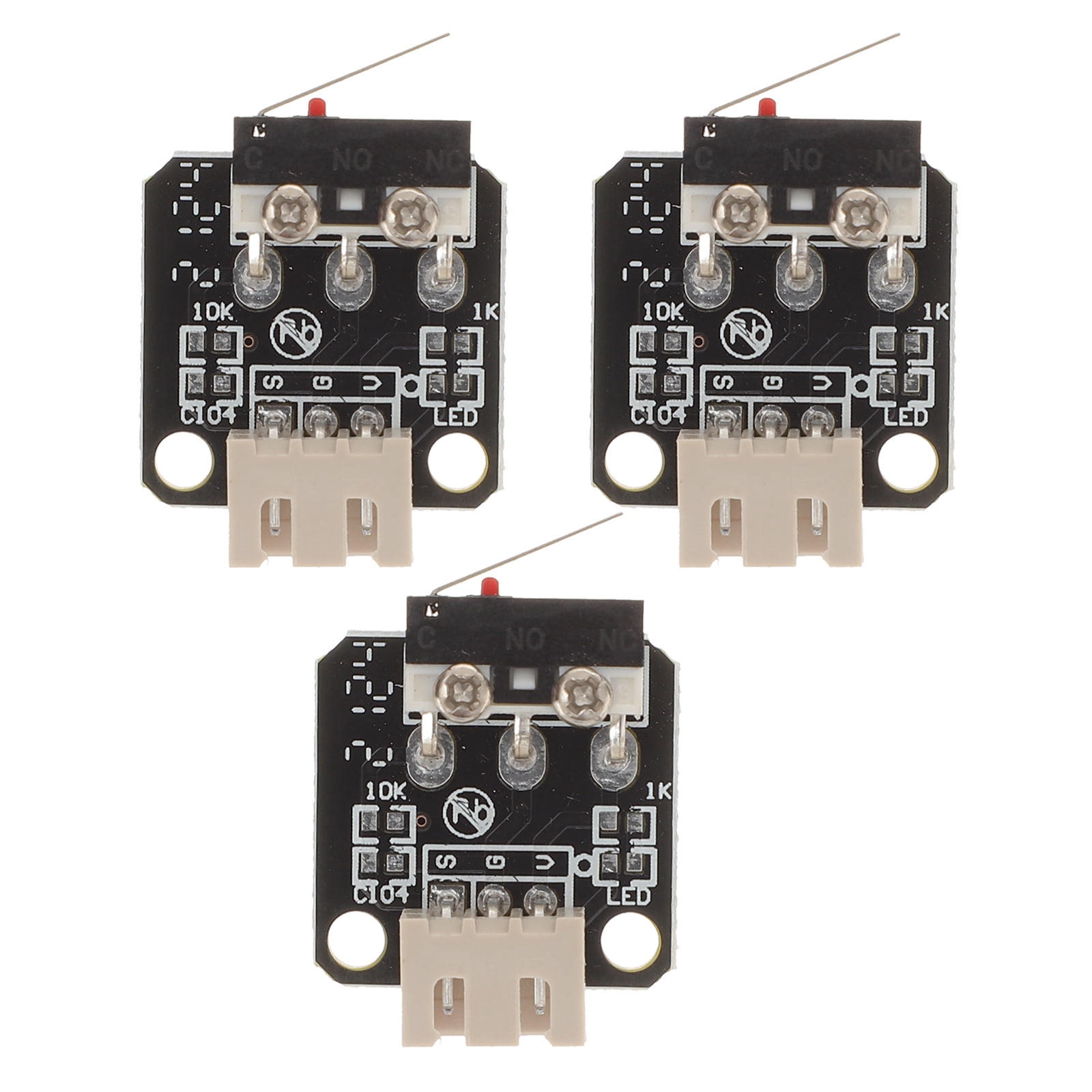 SOPOTUTU 3Pcs Mechanical Endstop Limit Switch Black Plastic for ...