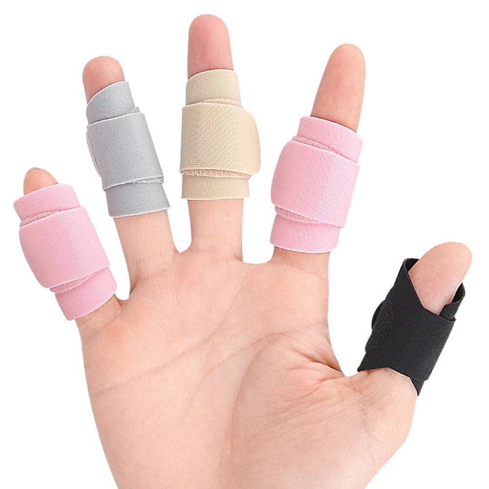 SOPOTUTU 4 Pairs Finger Gloves Finger Hand Protector for Athletes in ...