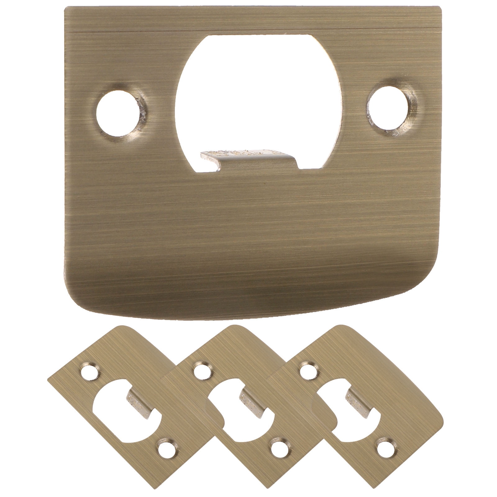 SOPOTUTU 4 Pcs Rust Resistant Reinforced Door Strike Plate Doors for ...