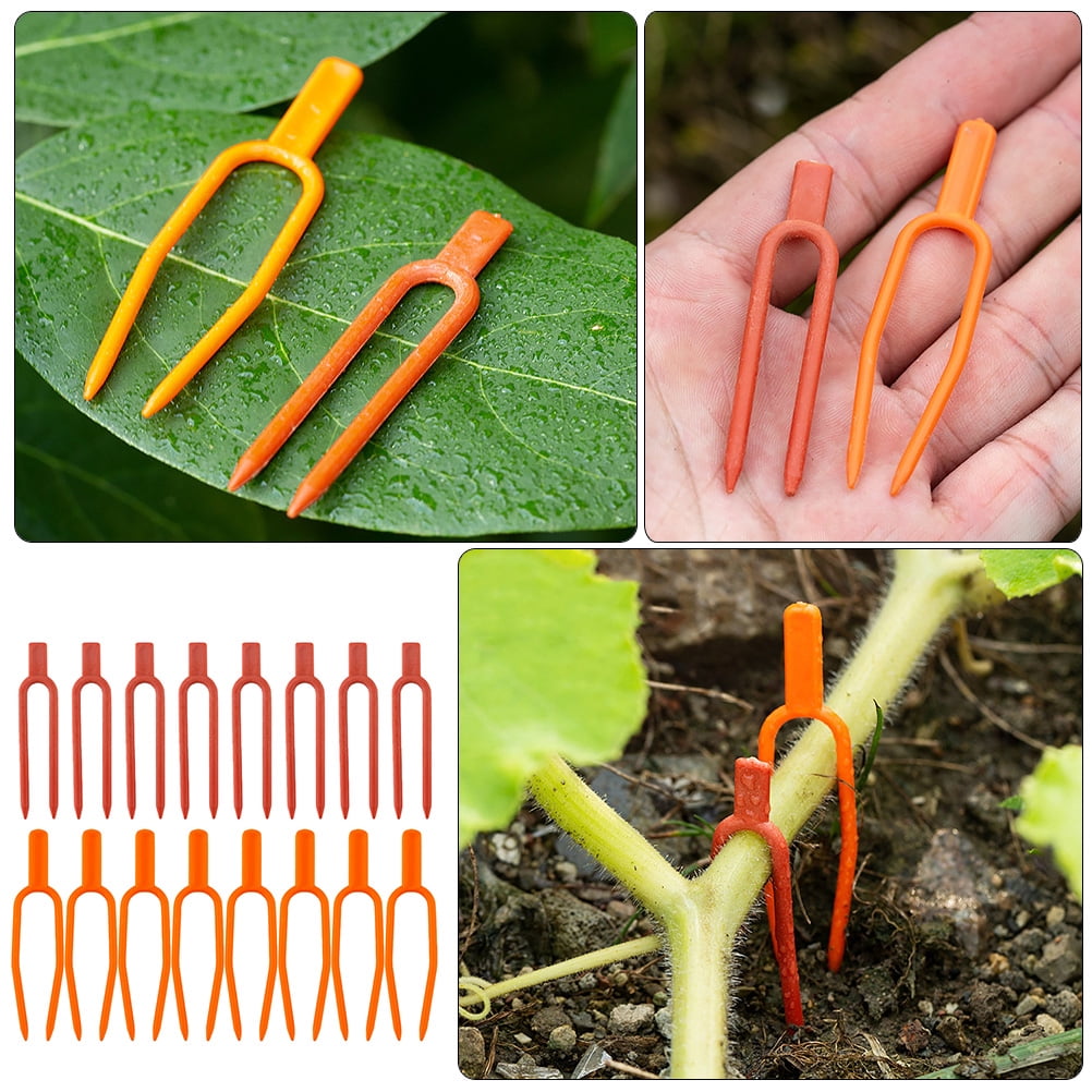 SOPOTUTU 400Set Plant Vine Fixing Clips PP Material Assorted Color For ...