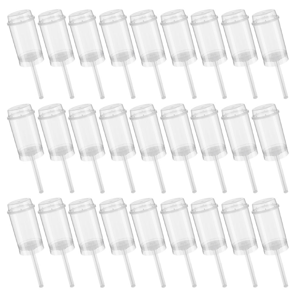 SOPOTUTU 40Pcs Cake Push Pops Containers Round Shaped for Home Bakers ...