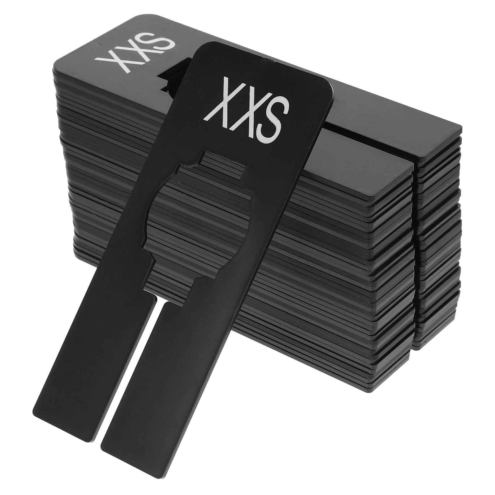 SOPOTUTU 40pcs Black Plastic Size Separators for Clothing Racks and ...