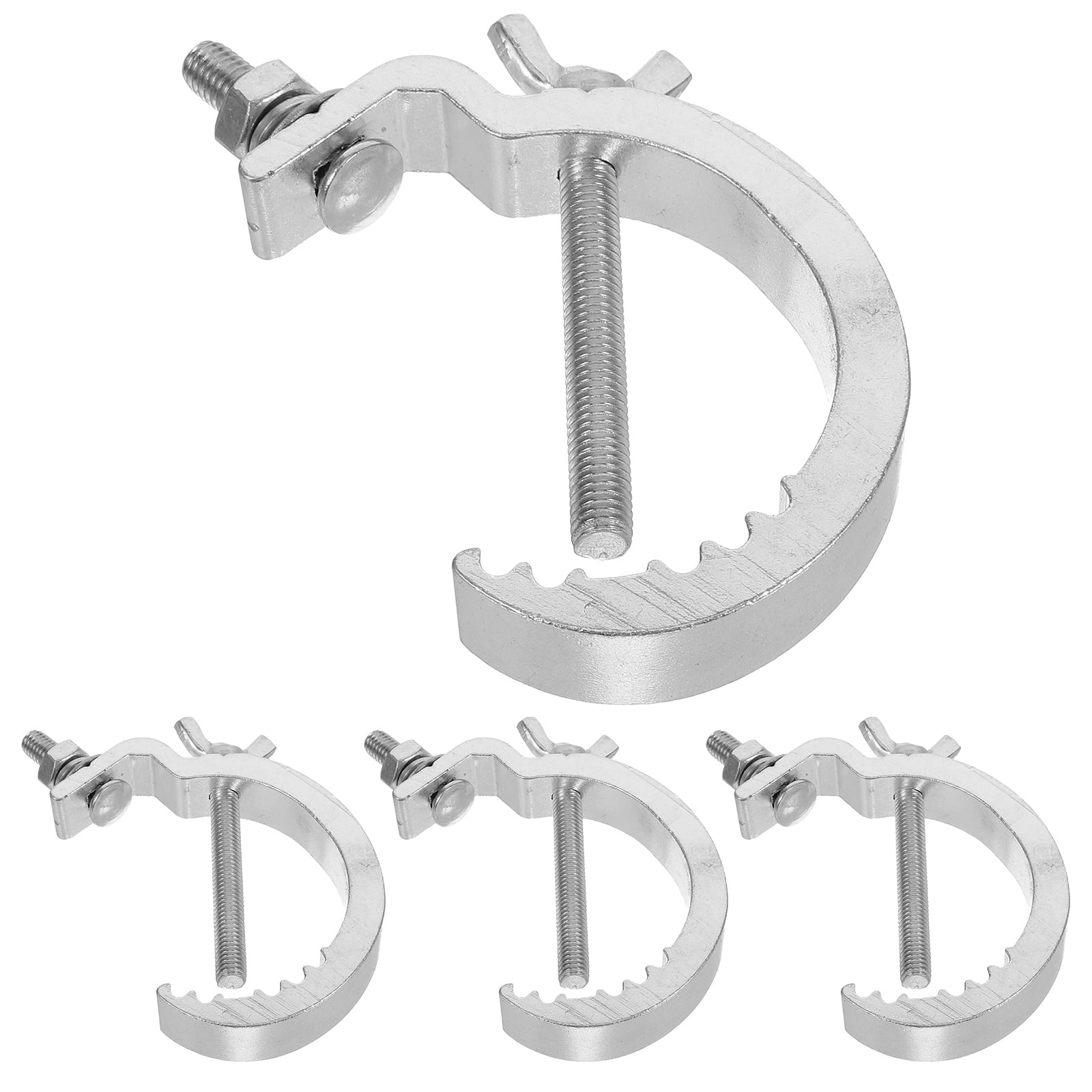 SOPOTUTU Stage Light Clamps Heavy Duty Silver 4Pcs - Walmart.com