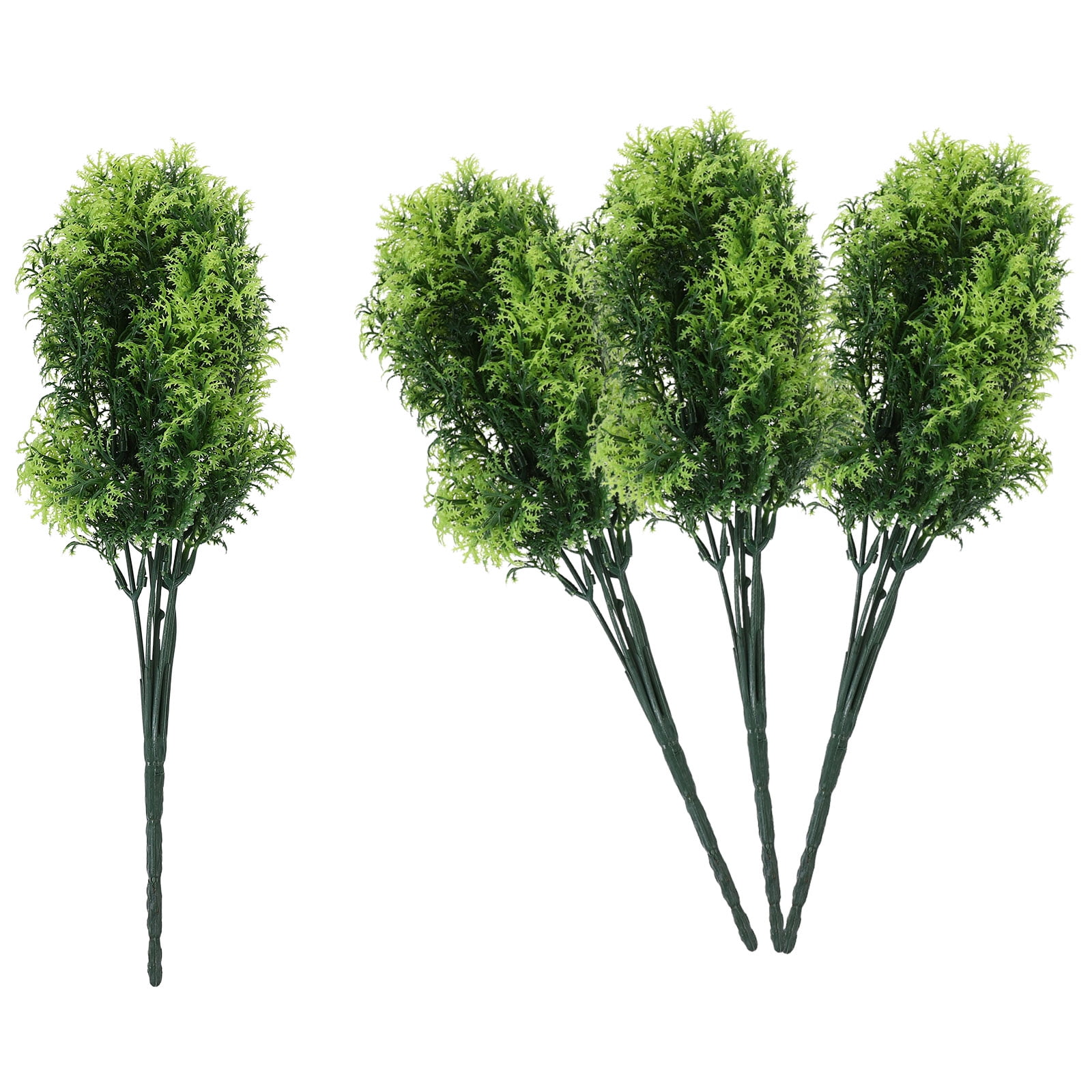 SOPOTUTU 4Pcs Fake Plant Stem Green Twistable Shape for Tabletop Flower ...