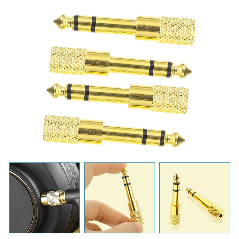SOPOTUTU 4pcs Audio Jack Adapter Connector for Home and Professional ...
