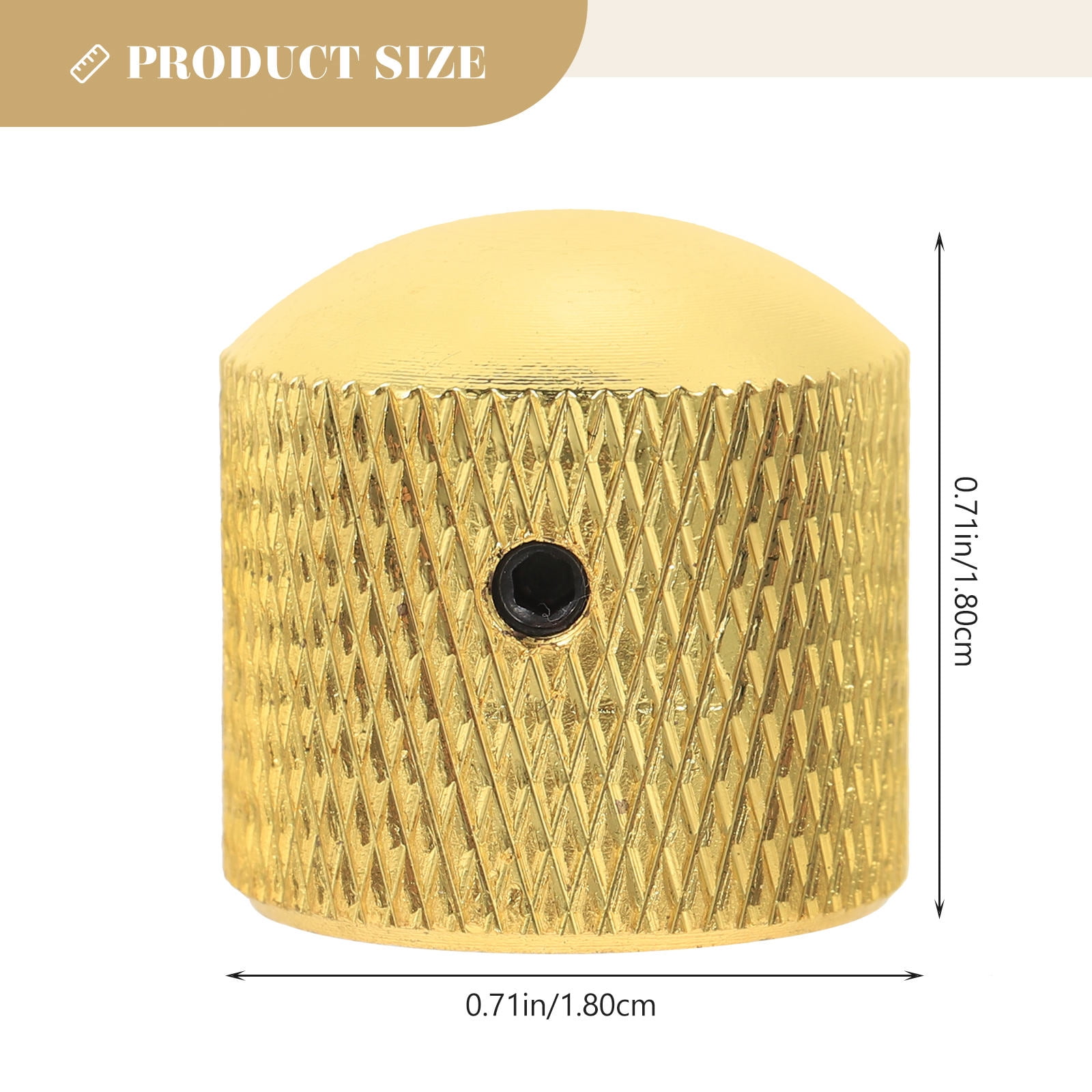 SOPOTUTU 4pcs Metal Guitar Volume and Tone Control Knobs for Electric ...