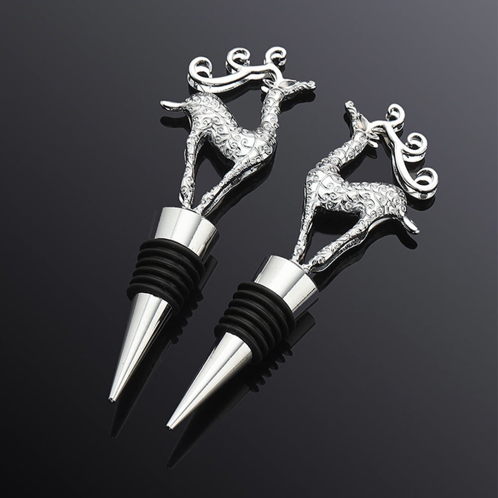 SOPOTUTU Sopotutu 4pcs Metal Wine Bottle Sealer Spiral Design Compact ...