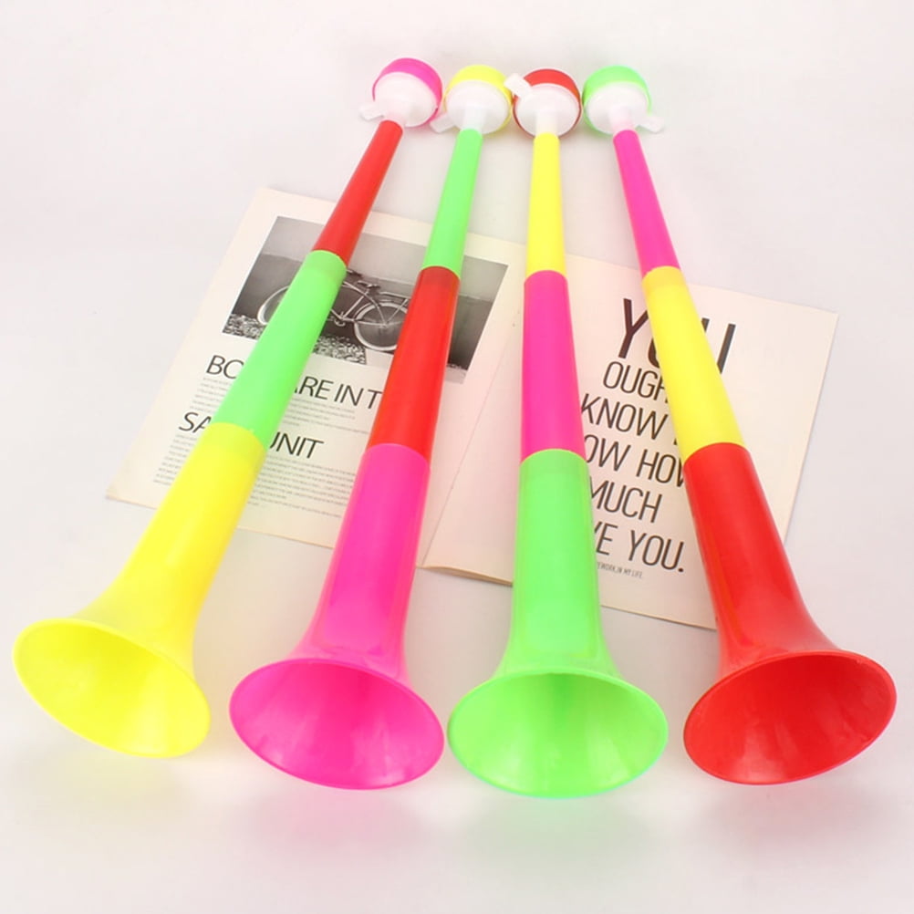 SOPOTUTU 4Pcs Plastic Cheering Trumpet for Children and Ball Game Fun ...