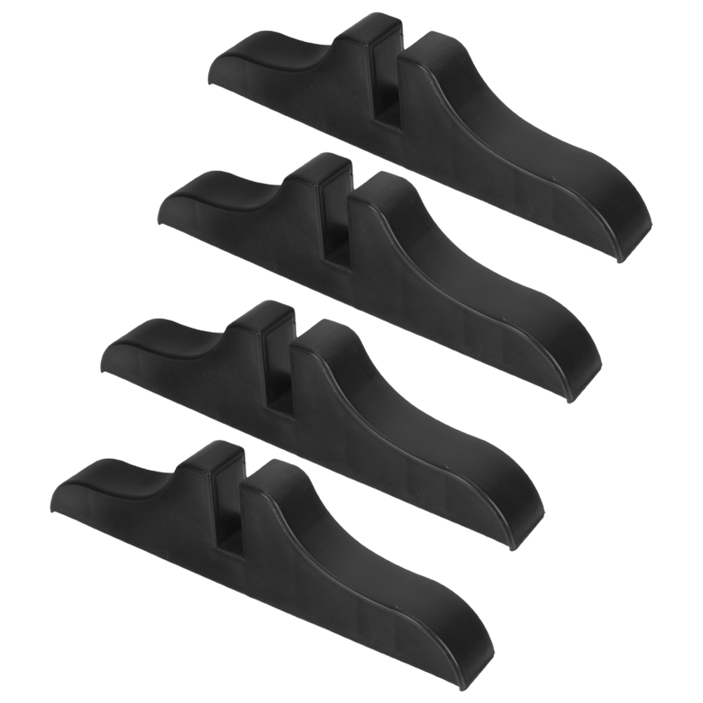 SOPOTUTU 4Pcs Privacy Screen Bracket Divider Base Tool Black Plastic ...