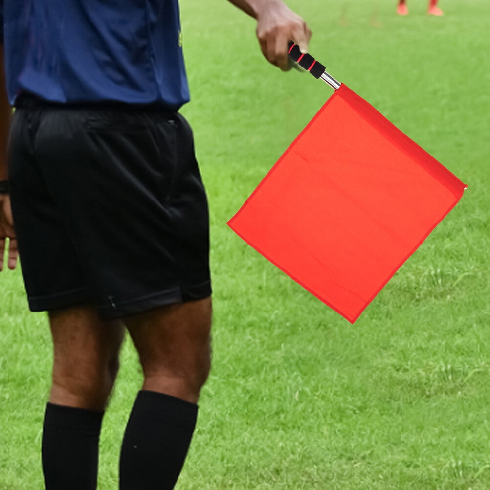 SOPOTUTU Referee Penalty Flags Stainless Steel Assorted Color Rectangle ...
