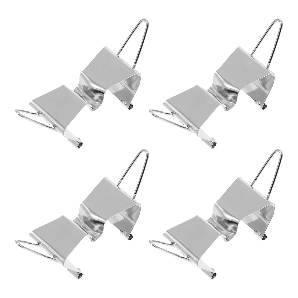 SOPOTUTU 4Pcs Silver Wet Canvas Clamps for Natural Drying and ...
