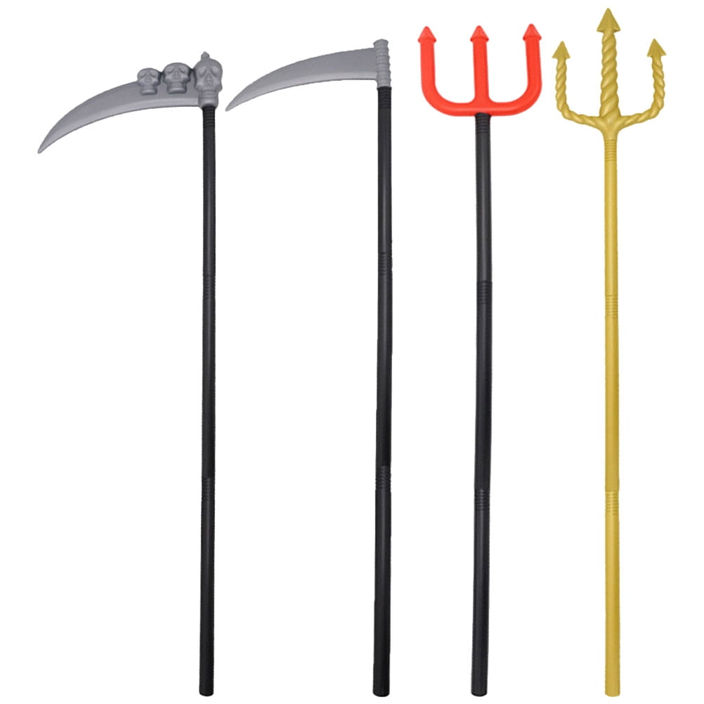 SOPOTUTU 4Pcs Walking Cane Prop Plastic for Enthusiasts and Stage ...