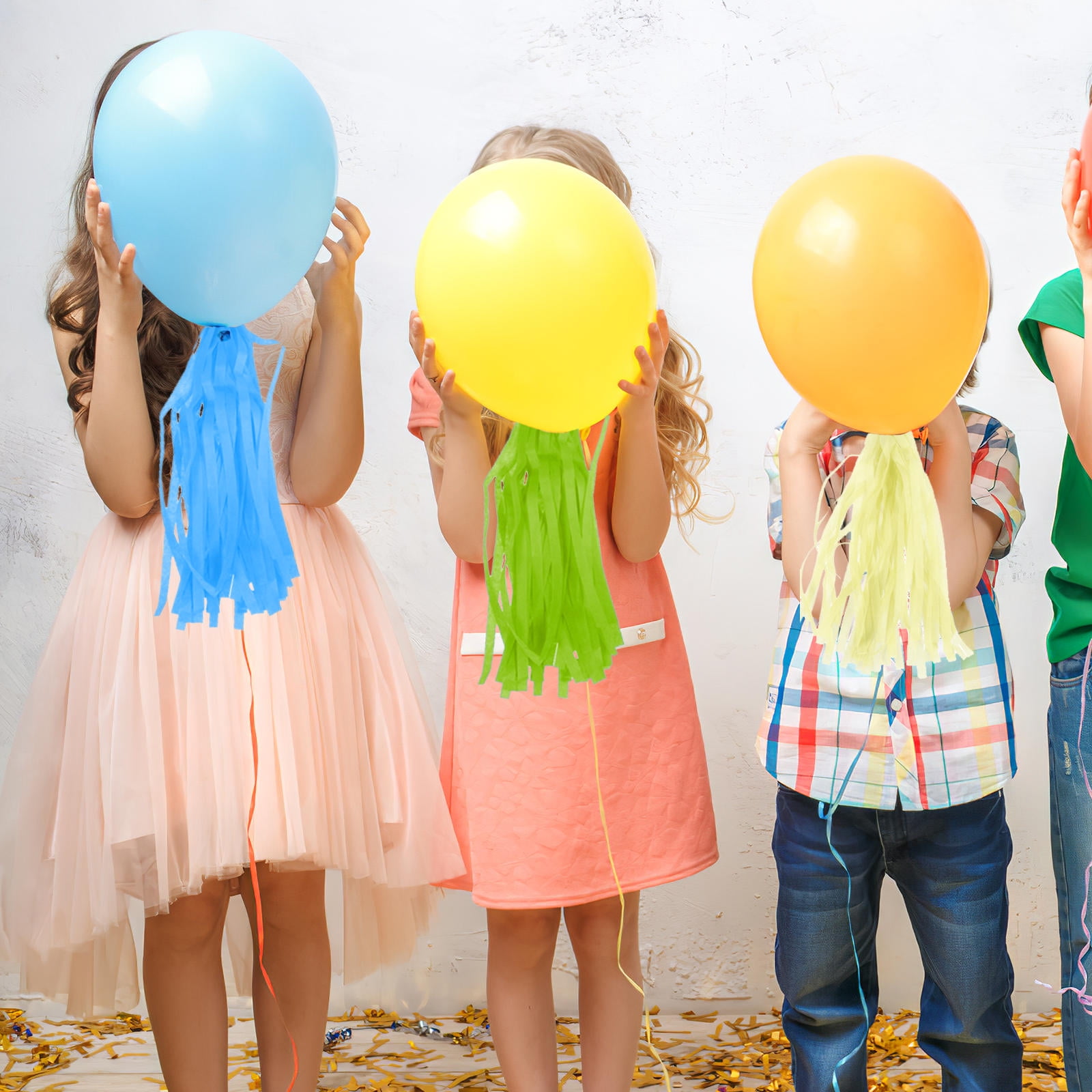 SOPOTUTU Assorted Color Crepe Paper Streamers for Wedding Birthday Party Pretty and Romantic ...