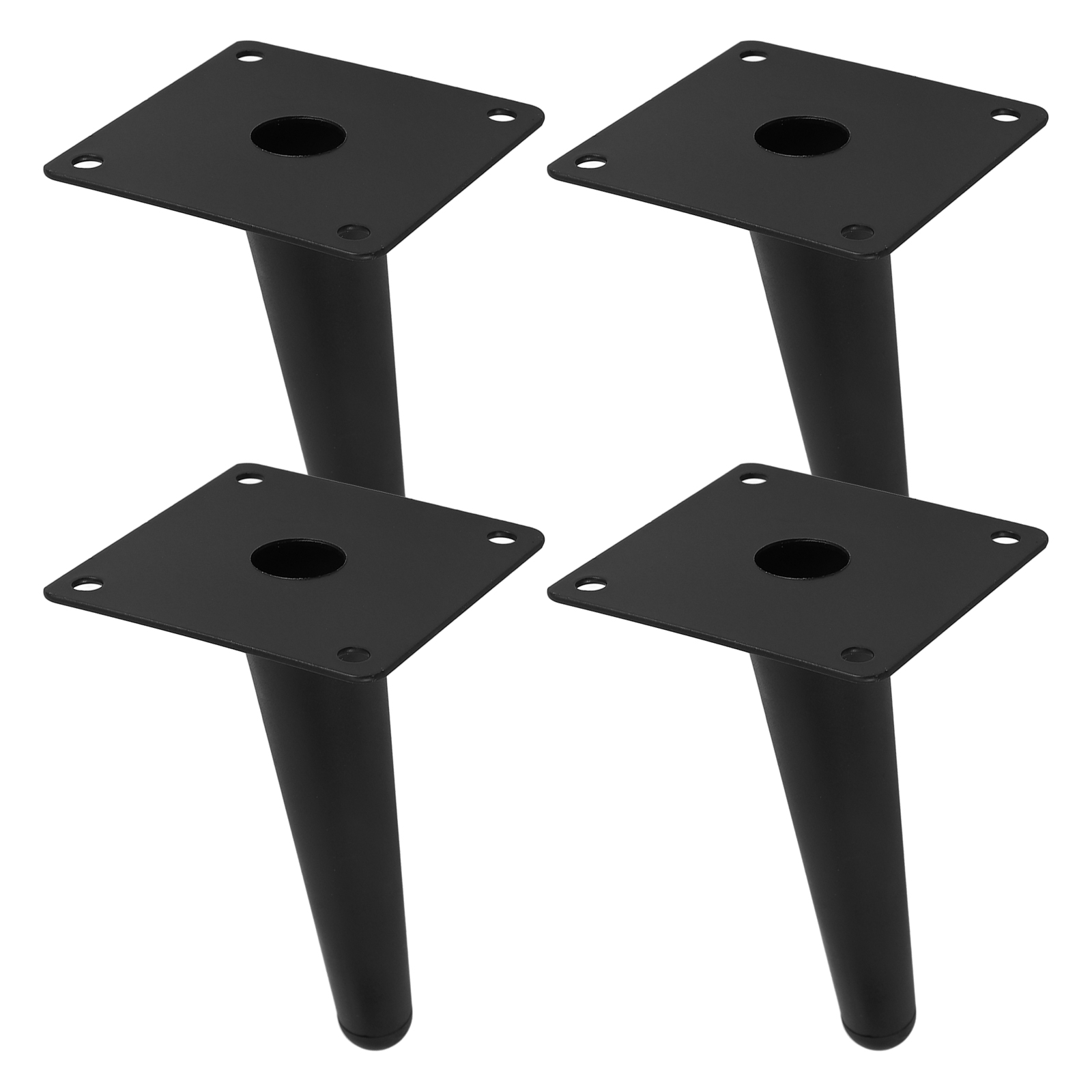 SOPOTUTU Metal Legs for Tables Stability Enhancement 4Set Iron Angled ...