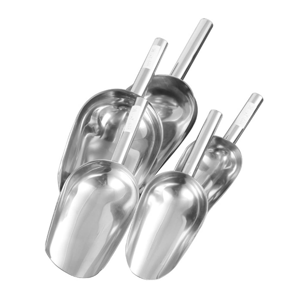 SOPOTUTU 5Pcs Stainless Steel Food Scoops Ergonomic Multi Functional ...