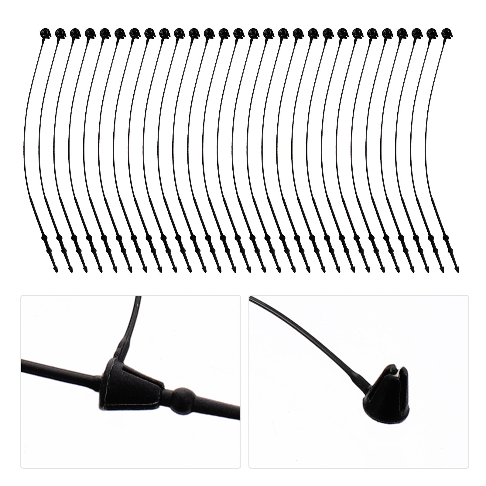 SOPOTUTU Black Plastic Fasteners Snap Lock Price for Store Use 5000 ...