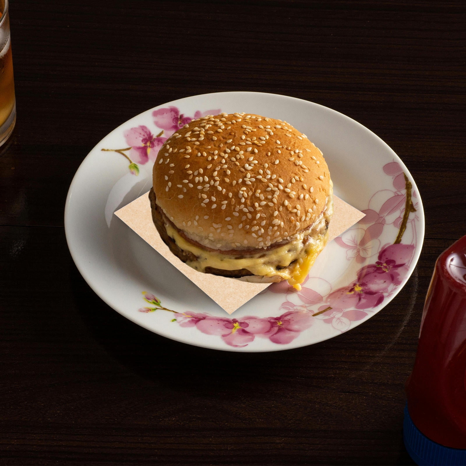 SOPOTUTU 500Pcs Paper Squares Food Separation Nonstick Khaki 3.93X3 ...