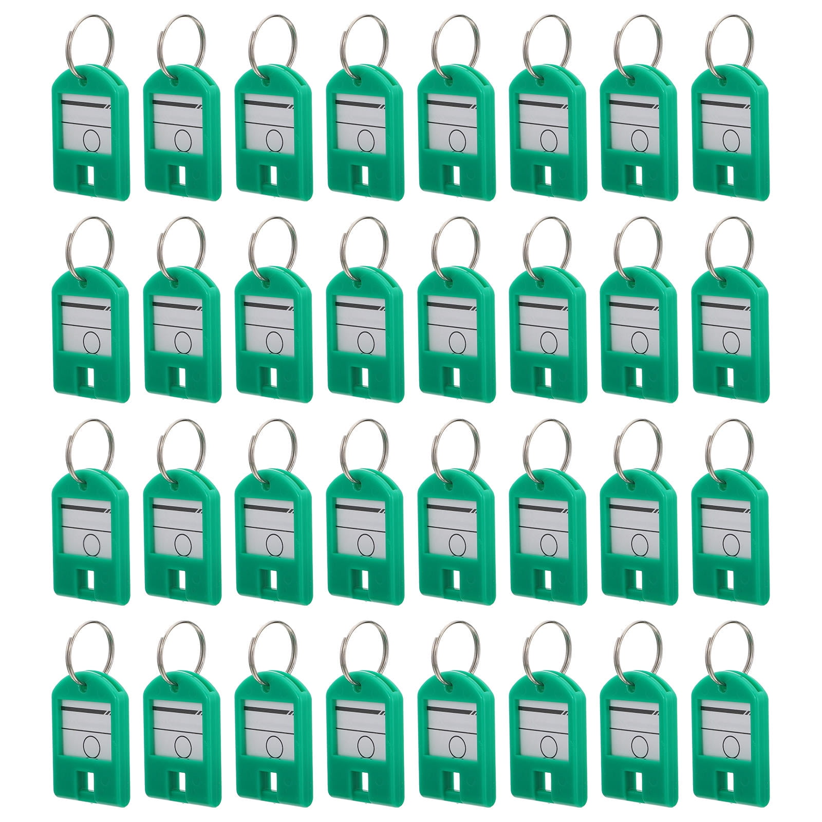 SOPOTUTU 50Pcs Keychain Name Tag for Luggage Management with Number ...