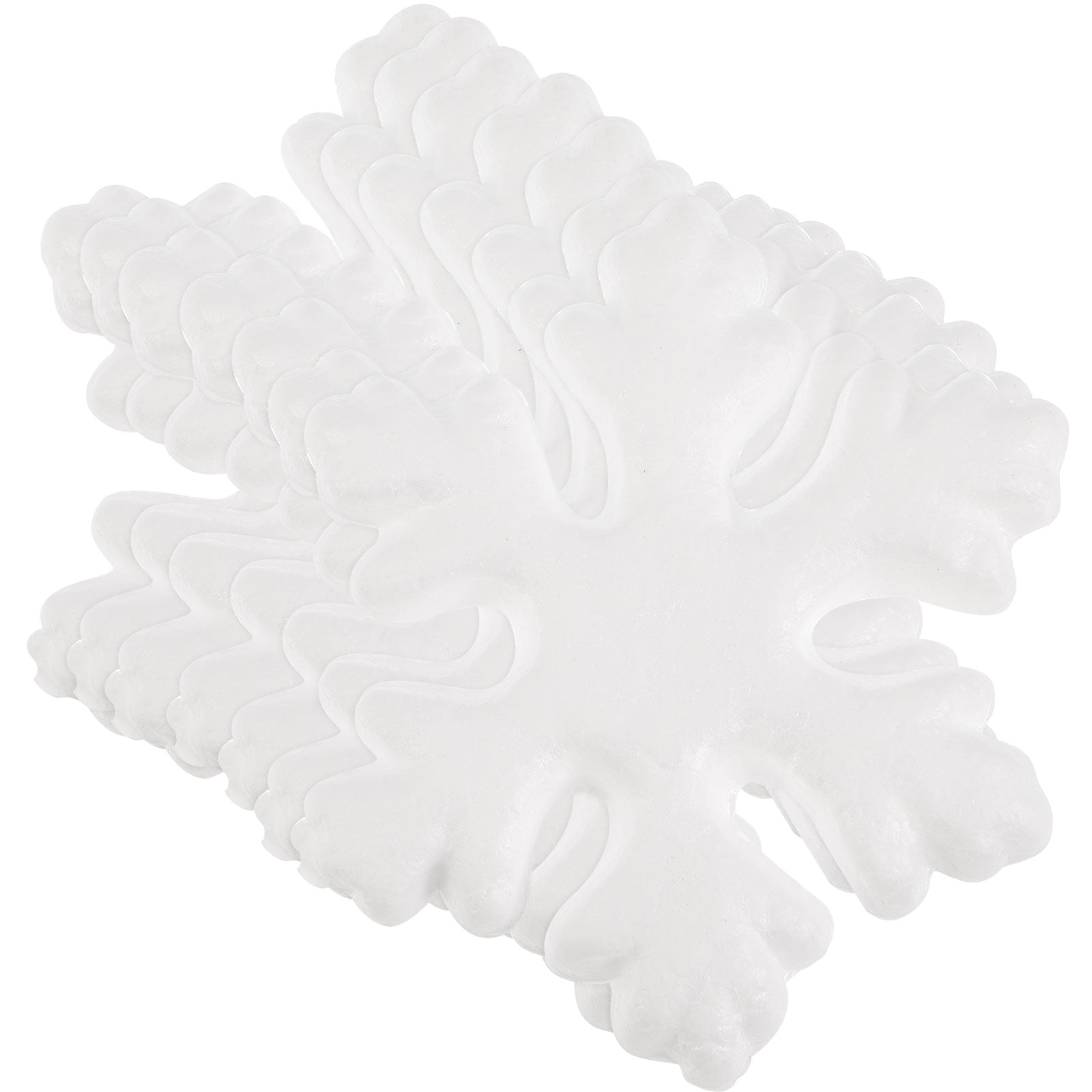 SOPOTUTU 50Pcs White Miniature Snowflake Model for New Year Celebration ...